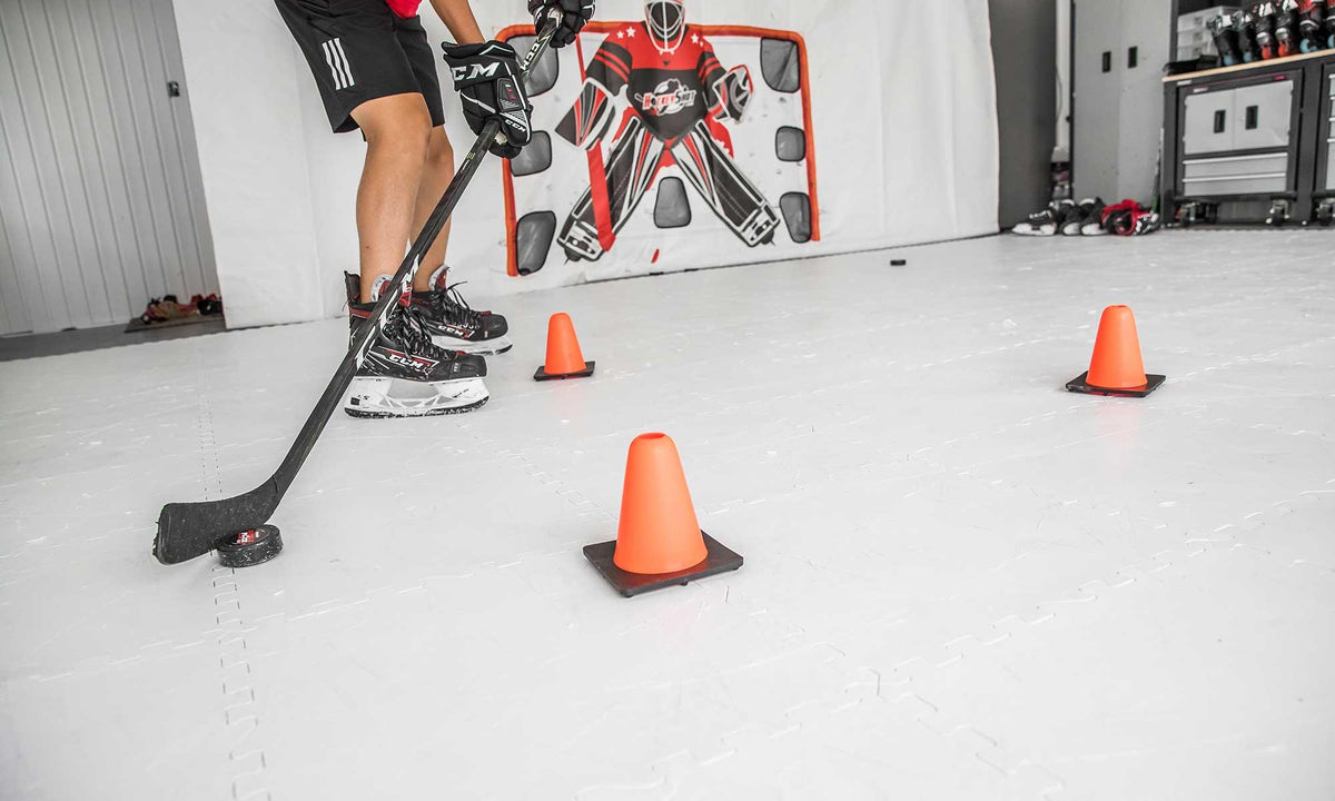 Using Pylons for Hockey Drills - Review | HockeyShot
